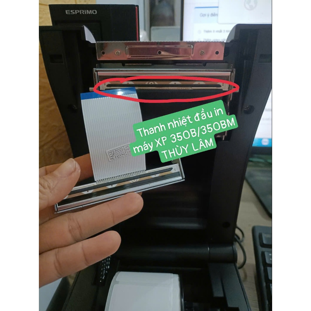 [THÙY LÂM] Thanh nhiệt đầu in máy in tem mã vạch XP 350B | Shopee Việt Nam