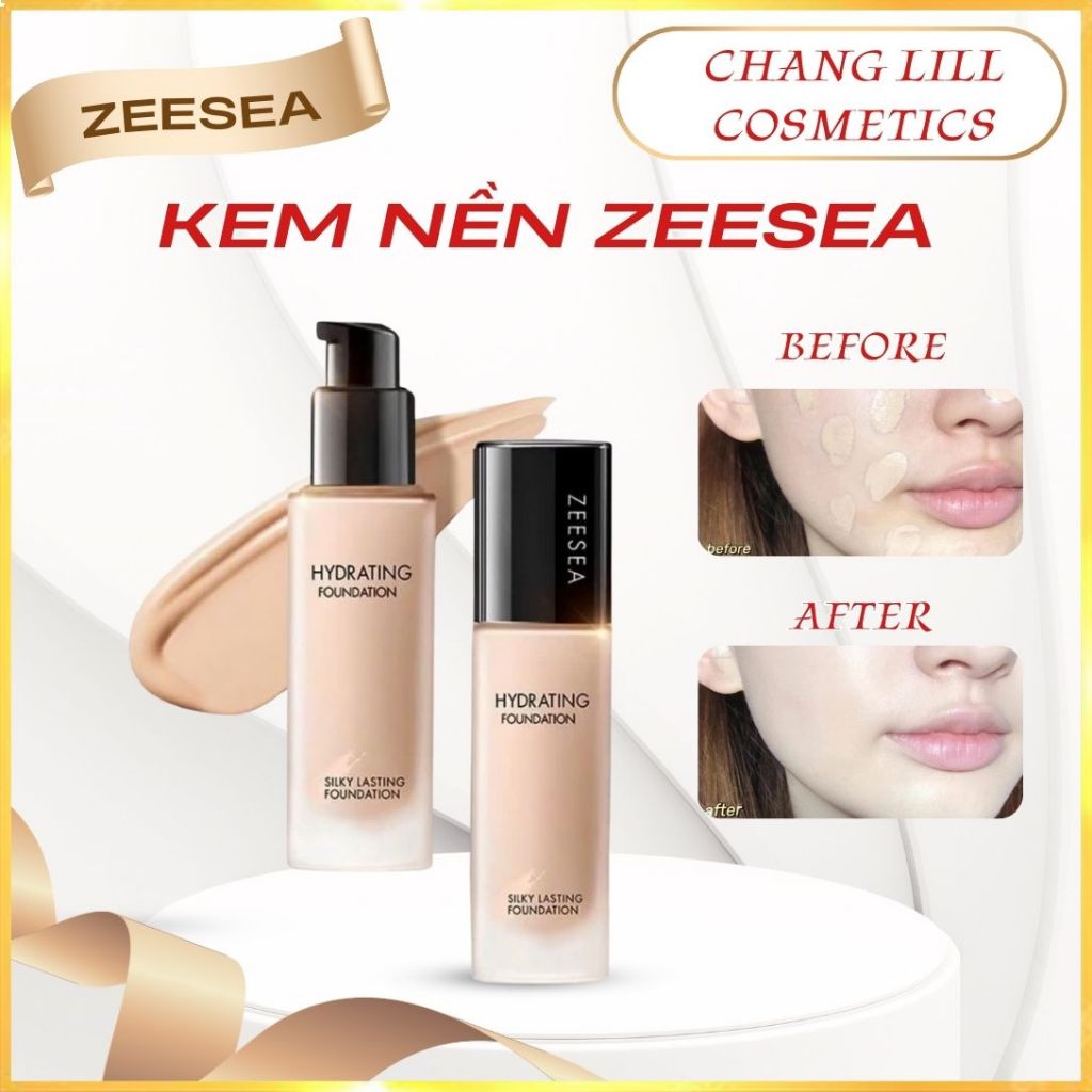 Kem Nền Zeesea Kiềm Dầu Mỏng Nhẹ Che Khuyết Điểm Tốt Lâu Trôi 30g Chính Hãng | Shopee Việt Nam