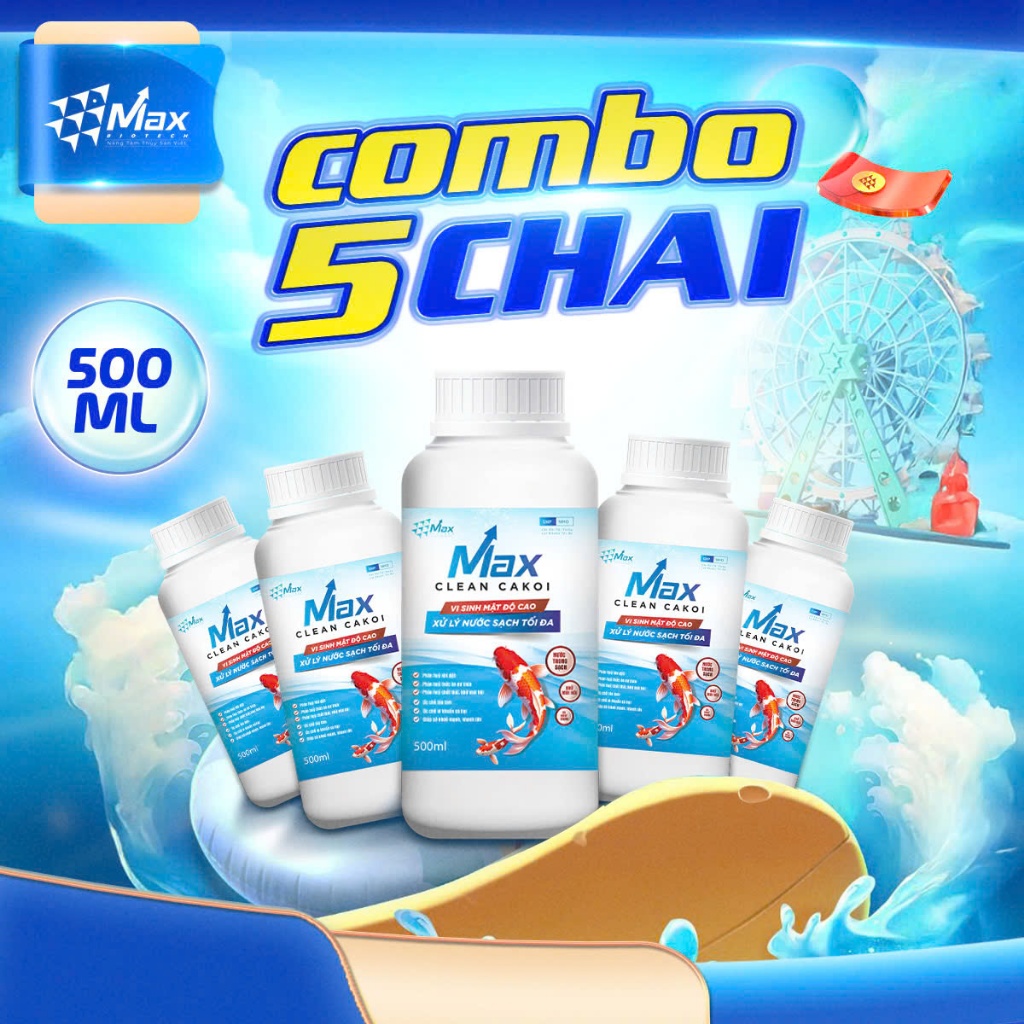 Combo 5 chai Max CAKOI 500ml | Shopee Việt Nam