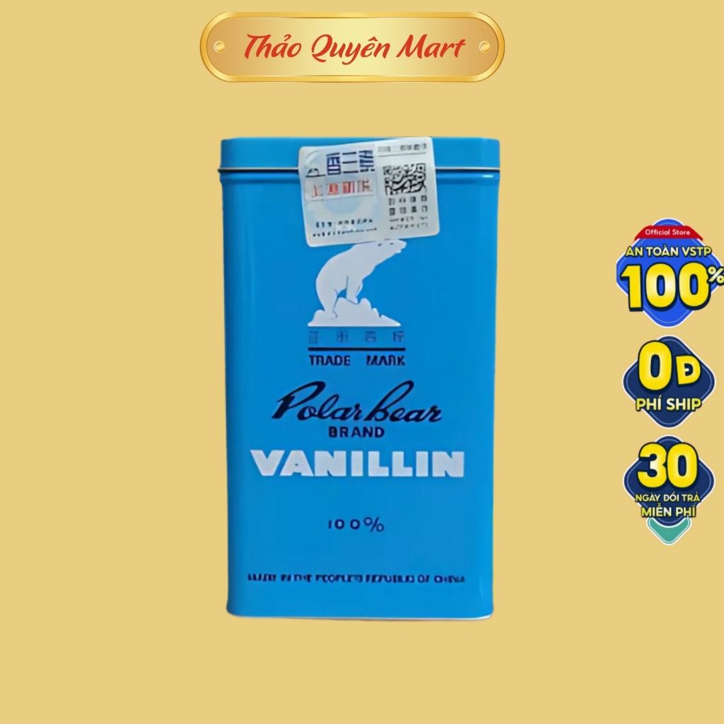 [HÀNG CHUẨN] Hương Vani Gấu – Vanillin Polar (Gấu Lon) 500g – Hương Liệu Thực Phẩm, Tạo Mùi Thơm ...