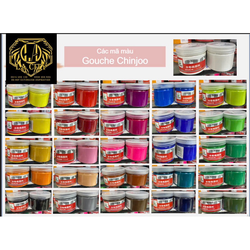 Màu Gouache full size 100ml | Shopee Việt Nam