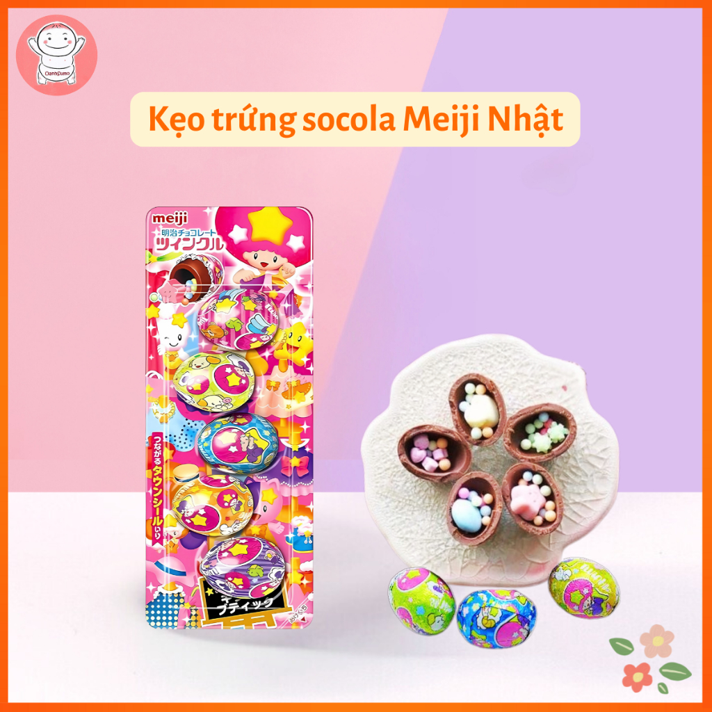 Kẹo trứng Socola Meiji Twinkle Chocolate Egg Nhật Bản (date 12/2025) | Shopee Việt Nam