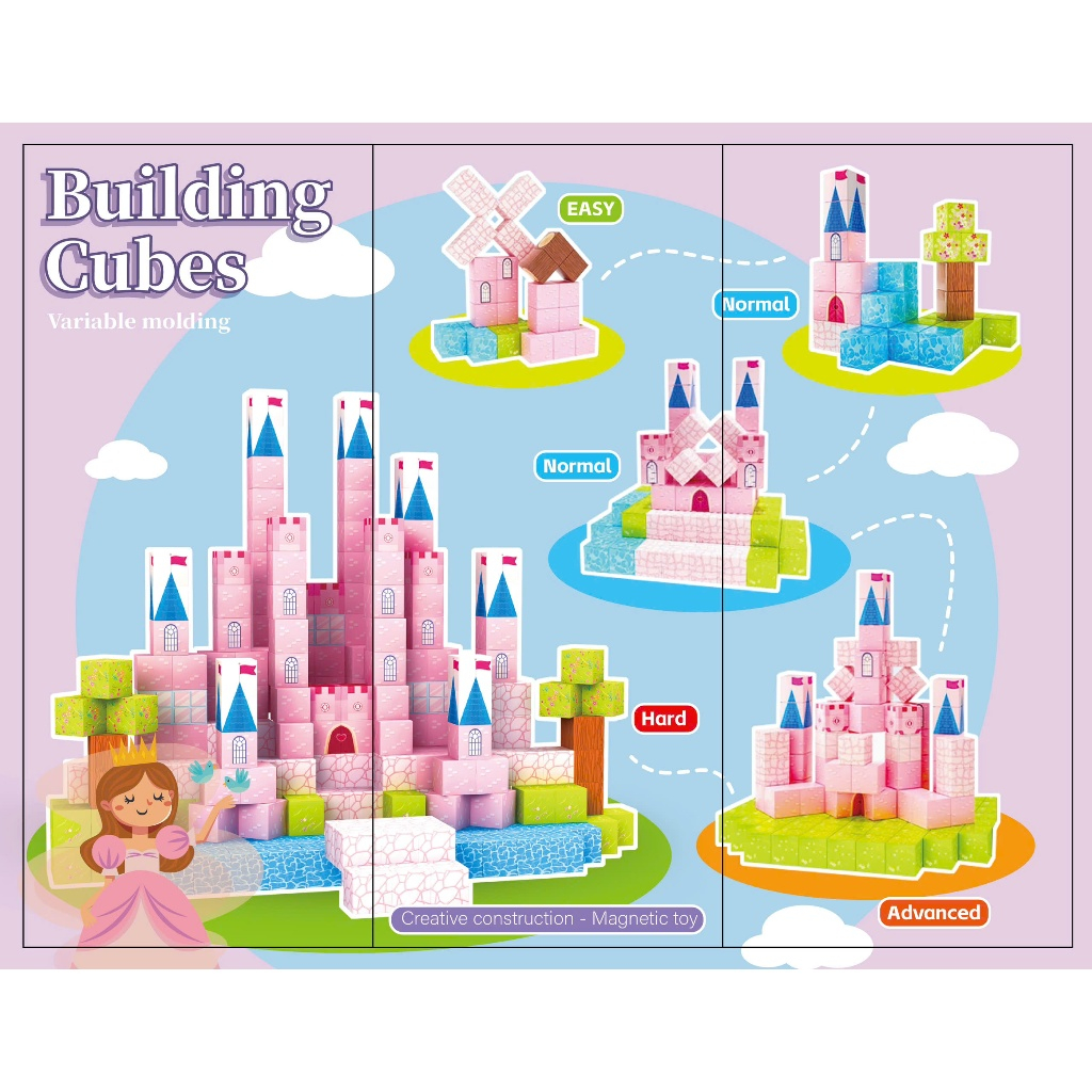 Đồ Chơi Khối Nam Châm Từ Tính Minecraft,Block Minecraft Nam Châm, Đồ ...