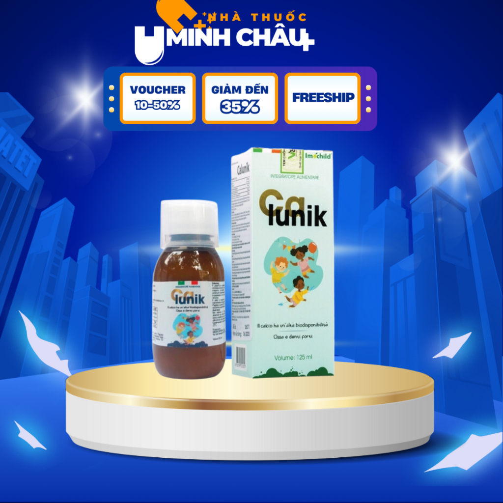 Canxi Sinh Học Hàm Lượng Cực Cao ITALIA IMOCHILD CALUNIK LIPOCAL Giúp ...