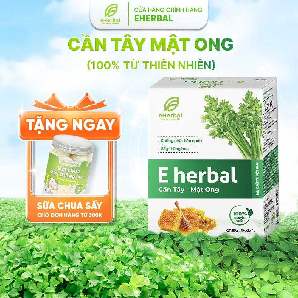 Bột Cần Tây Mật Ong Eherbal Bột Detox Sấy Thăng Hoa Giảm Cân, Tiêu Hóa ...