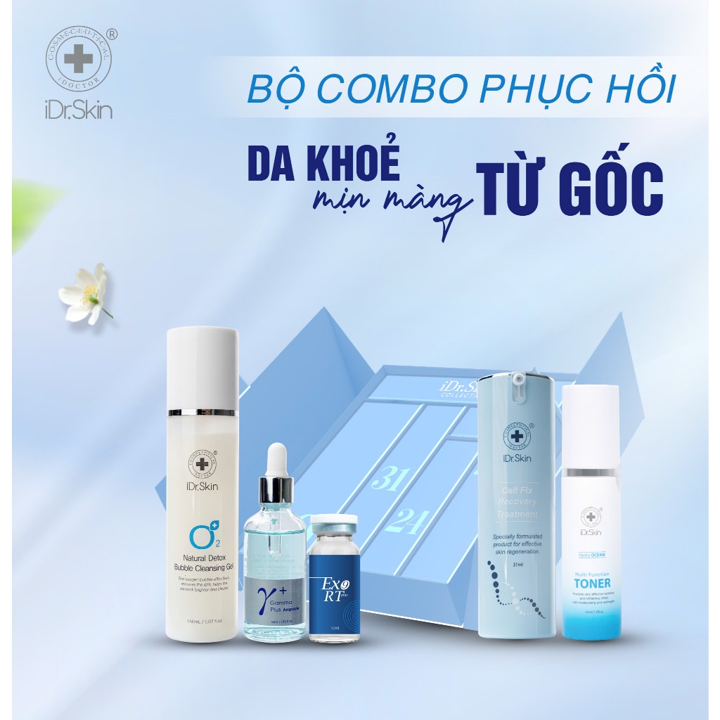 iDr.Skin Combo skincare cho da nhạy cảm, mỏng yếu gồm 5 sản phẩm - Sắc ...
