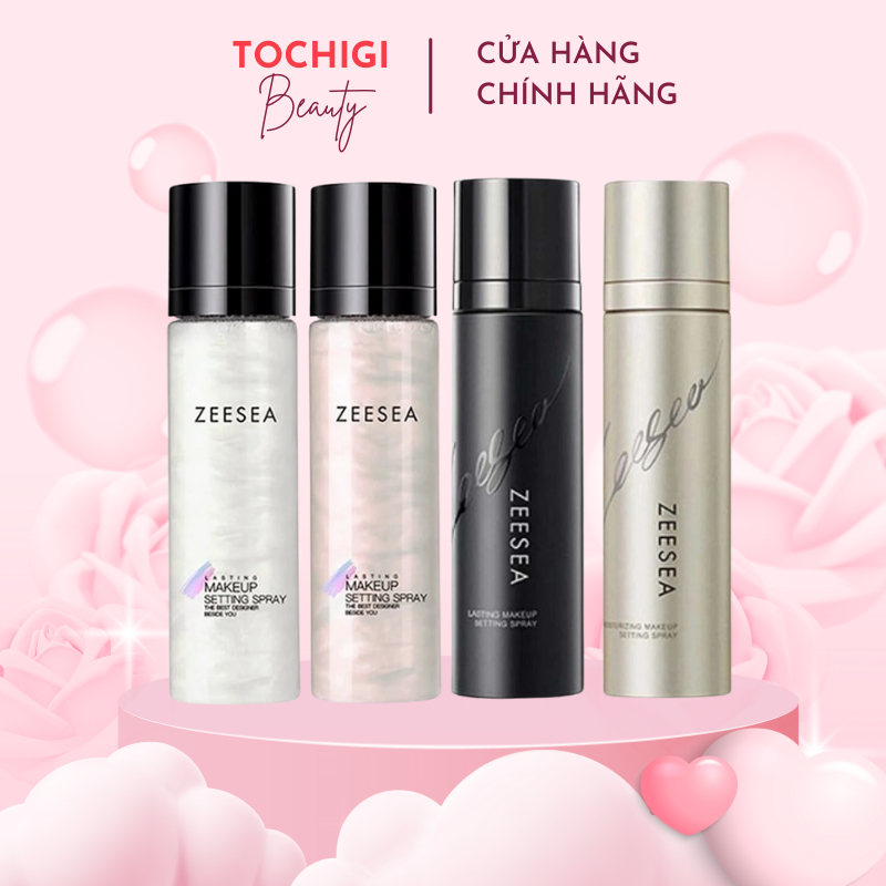 Xịt Khóa Nền Zeesea Lasting Makeup Settting Spray 100ml Ánh Nhũ, Tạo Hiệu Ứng Căng Bóng/Lì, Lâu ...