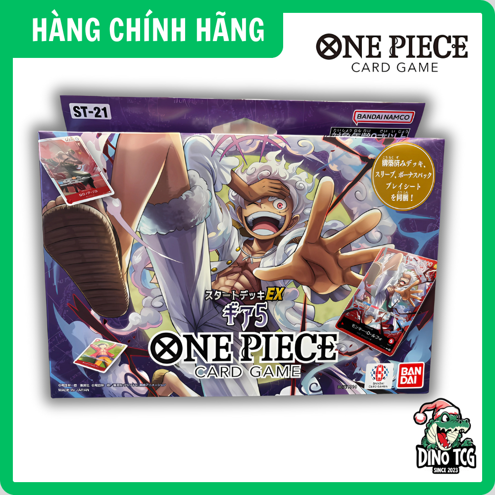 [Chính Hãng] Hộp Thẻ bài TCG One Piece Starer Deck EX Gear 5 ST21 - Bandai | Shopee Việt Nam
