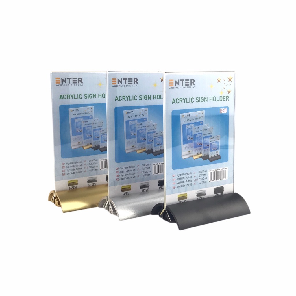 Kệ menu nhà hàng, Standee mica để bàn, Bảng quét mã QR Code, Kệ mica 2 ...