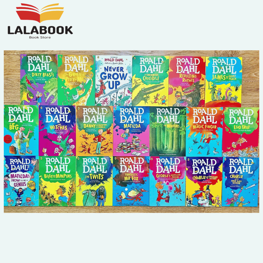 SÁCH - ROALD DAHL-PHIÊN BẢN ĐẶC BIỆT KHỔ TO A4 FULL MÀU - 20 cuốn | Shopee Việt Nam