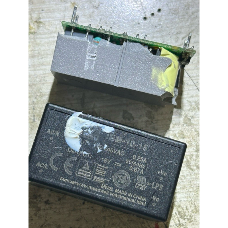 module nguồn IRM-10-15 vào 220VAC ra 15V DC công suất 10W của MEANWELL ...