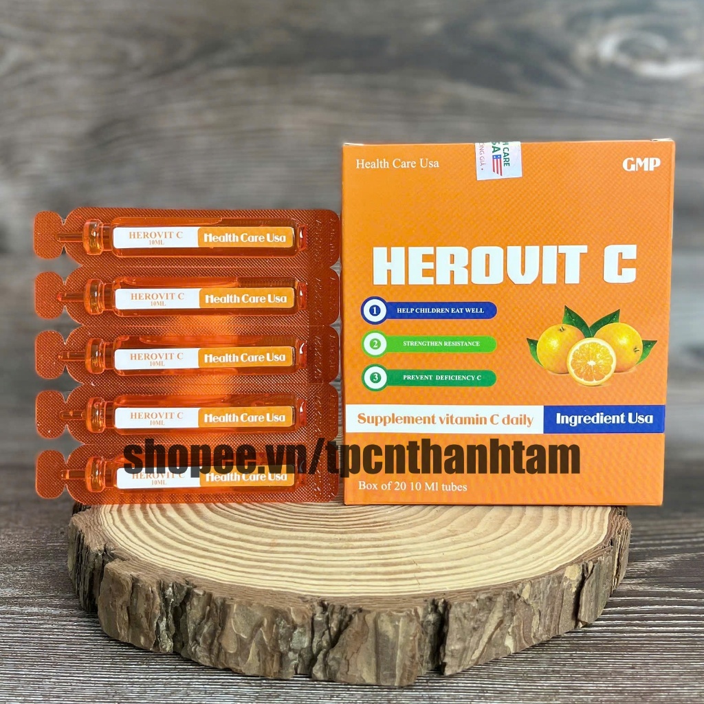 Siro Vitamin C cho bé Herovit C tăng cường đề kháng, tăng hệ miễn dịch ...