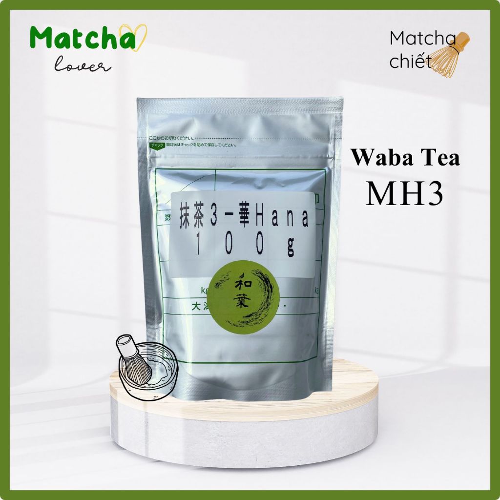 Matcha MH3 waba tea gói 50g,100g bột trà xanh nhập khẩu Nhật Bản ...