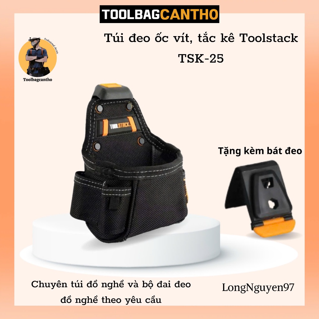 Túi đeo ốc vít, tắc kê Toolstack TSK-25 | Shopee Việt Nam