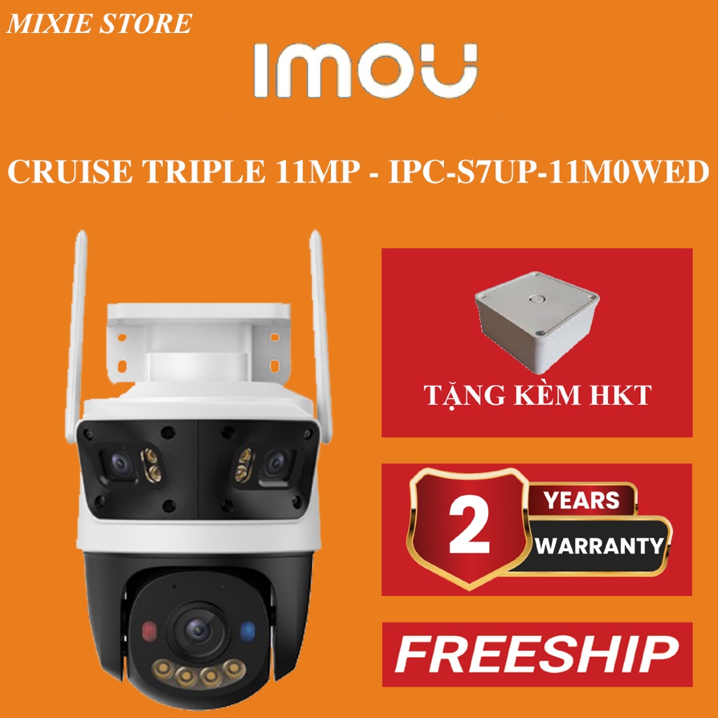 Camera IMOU 3 Mắt Ngoài Trời Cruiser Triple 11MP (3MP+3MP+5MP) | Tầm ...