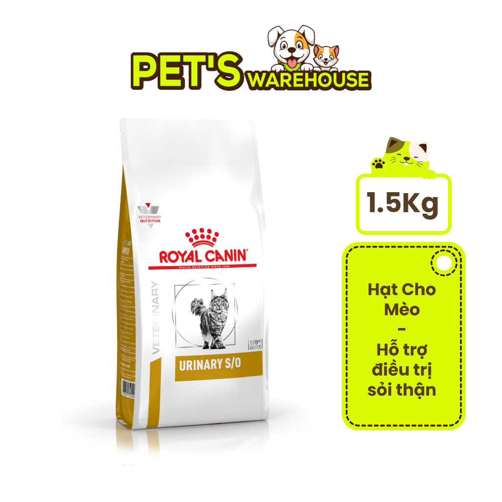 Hạt Royal Canin Mèo Urinary S/O 1.5KG | Shopee Việt Nam