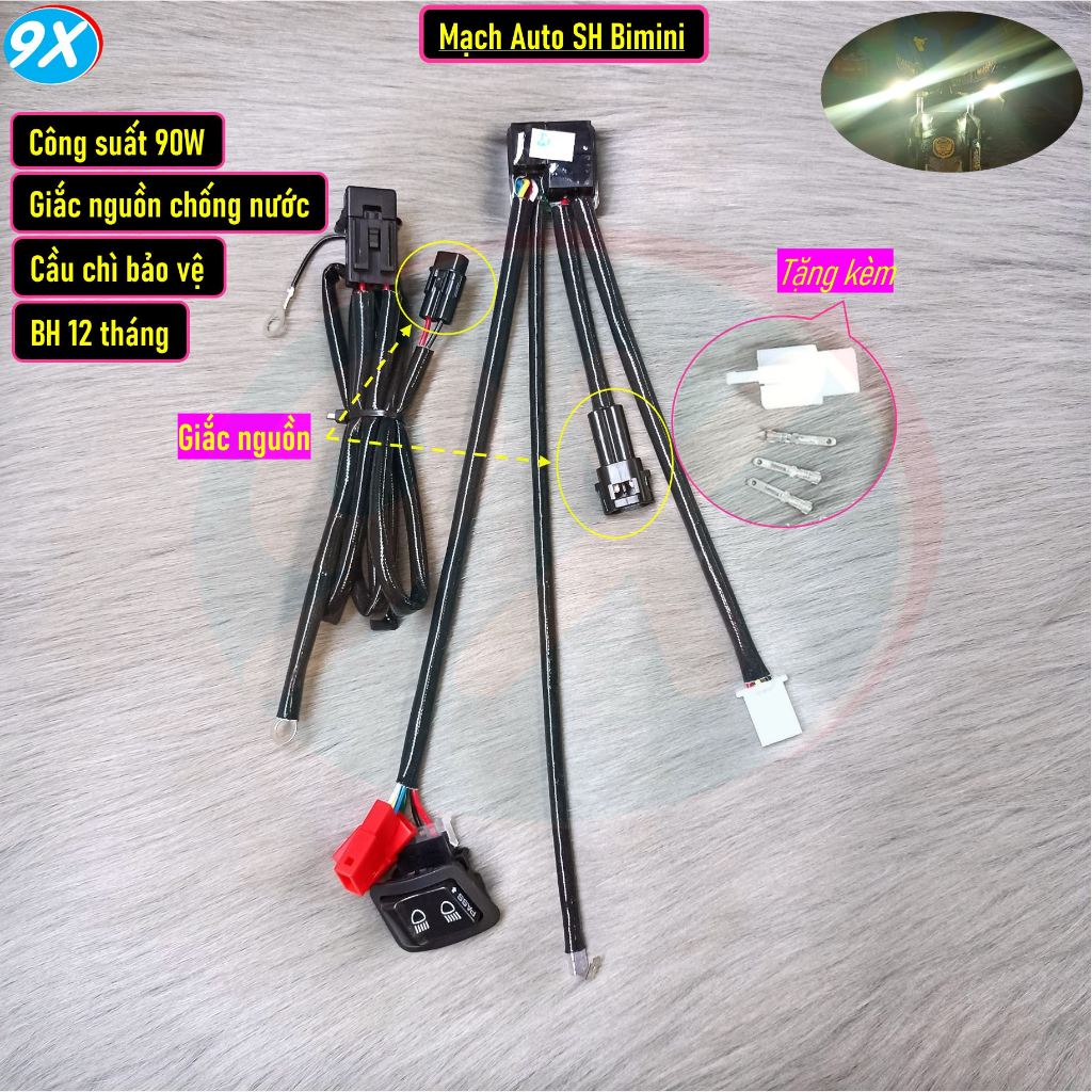 (v1 2025) Mạch Auto Passing SH Thông Minh Gắn Trợ Sáng CX80, L4x /Bimini / Biled 1.5in ...