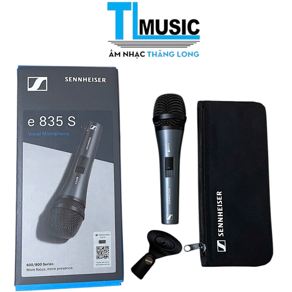 Chính Hãng Micro Cầm Tay Sennheiser E835S Có Công Tắc - Mic Cardioid E835 Dynamic Vocal ...