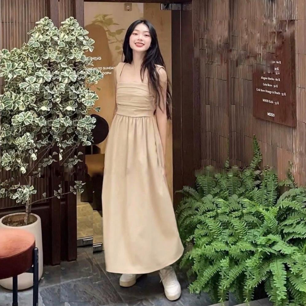 đầm 2 dây - đầm kiểu nữ - kiểu maxi sang chanh LST64 | Shopee Việt Nam