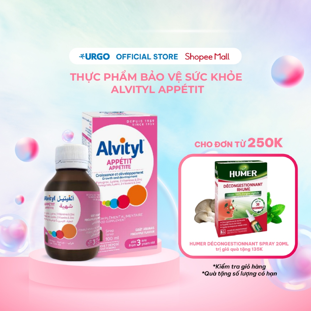 Thực Phẩm Bảo Vệ Sức Khỏe Alvityl Appétit (Hộp 100ml) | Shopee Việt Nam