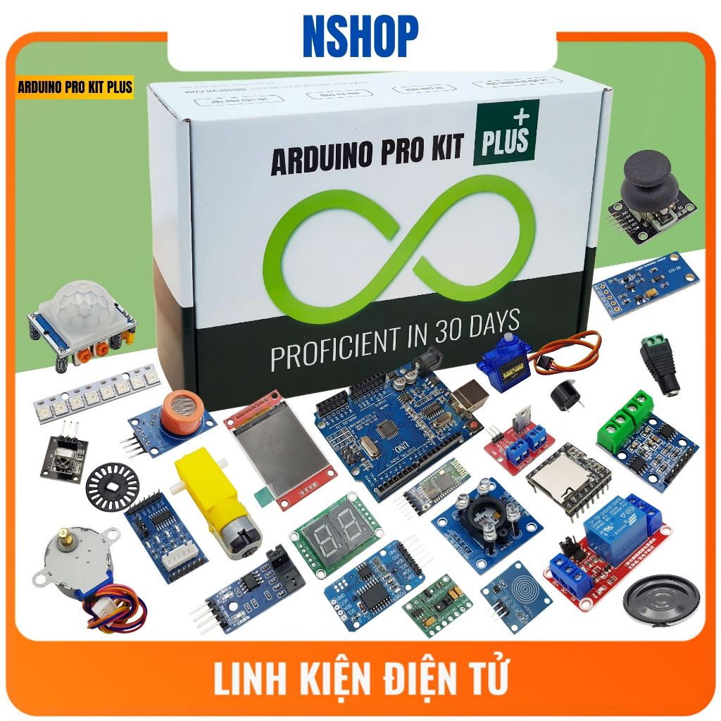 Bộ KIT học lập trình Arduino UNO R3 PRO KIT PLUS | Shopee Việt Nam