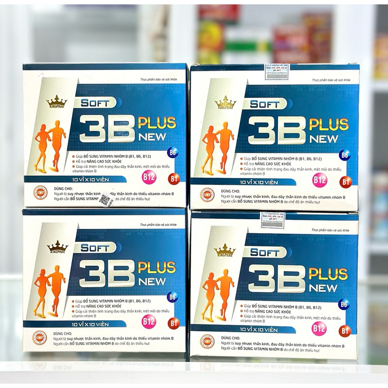 VITAMIN 3B plus new Kingphar (Hộp 100 viên nang mềm ) | Shopee Việt Nam