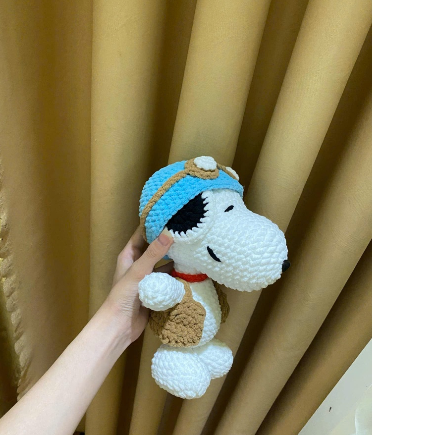 Chó Snoopy len nhung mèo, Chó snoopy handmande | Shopee Việt Nam