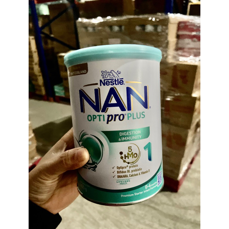 Sữa bột Nan Optipro Plus 1 400g ( 0-6 tháng) mẫu mới hàng nhập sản xuất ...