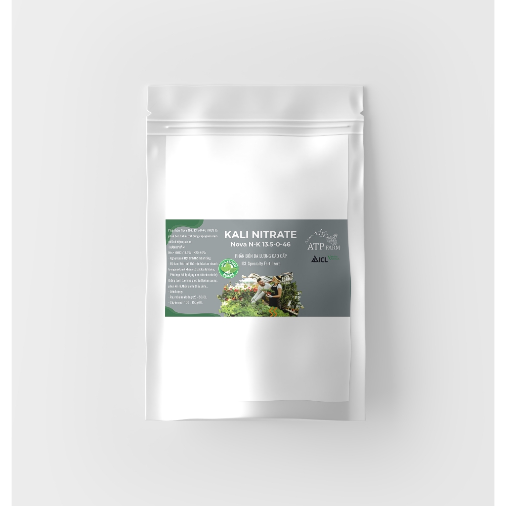 ATP Farm - CHÍNH HÃNG : Túi 1 KG PHÂN BÓN POTASSIUM NITRATE KNO3 Nova N ...