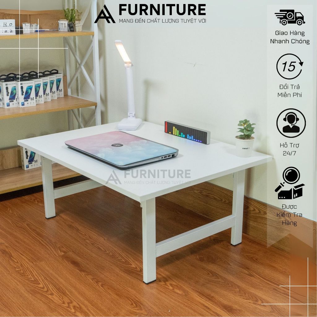 Bàn Ngồi Bệt Size 80x60 Cao 35cm Gập Gọn Chân Tiện Lợi, Gỗ Mdf | UH80 ...