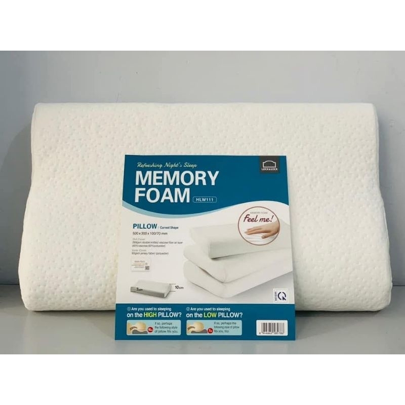 Gối Lock&Lock HLW111 – Memory Foam 50D 50 x 30 x 10 cm | Shopee Việt Nam