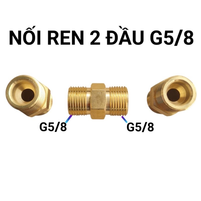 Khớp nối ren G5/8_Nối ren G5/8_Khớp kết nối ren G5/8 chuyên dụng ngành khí | Shopee Việt Nam