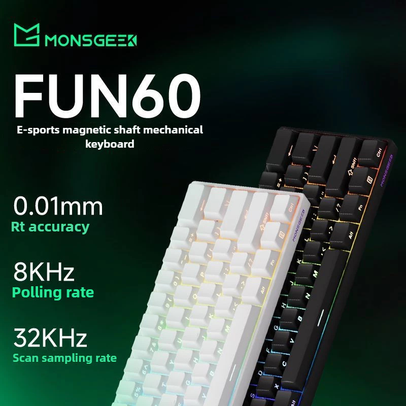 (Chính Hãng) Bàn Phím Cơ Gaming Akko Monsgeek Fun60 HE Pro / Max / Ultra - 3 Mode - Rapid ...