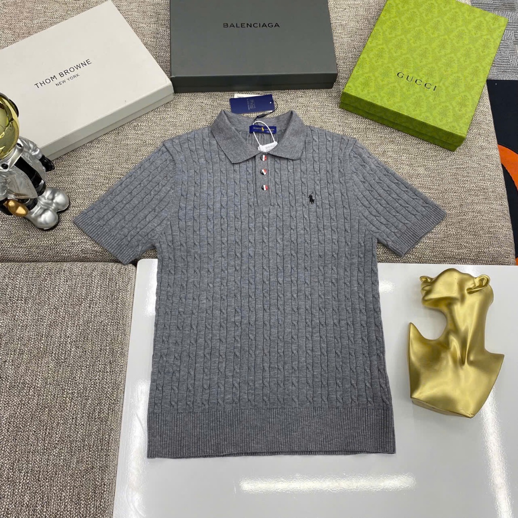 Áo Polo Len nam Ralph lauren cao cấp 3 màu chất len dệt dày dặn họa ...