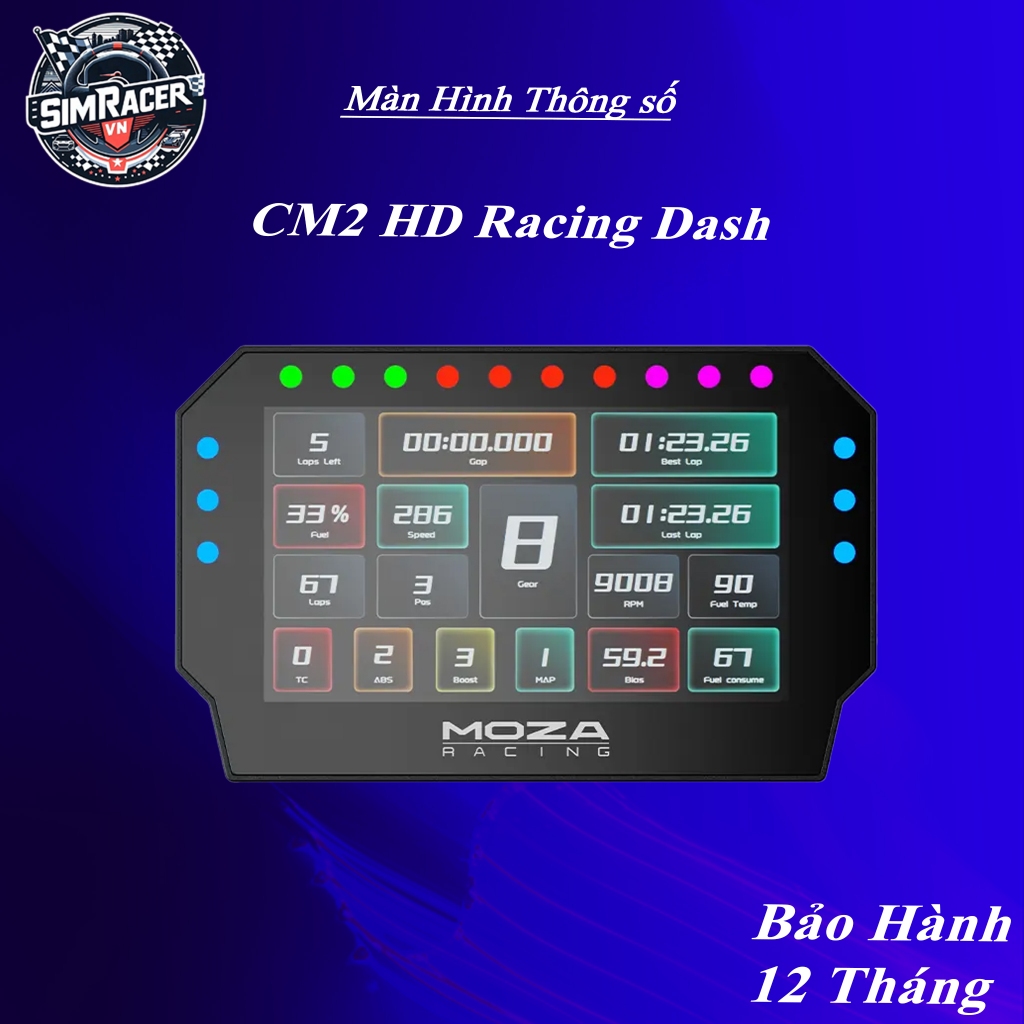 Màn Hình Thông Số MOZA CM2 HD Racing Dash | Shopee Việt Nam