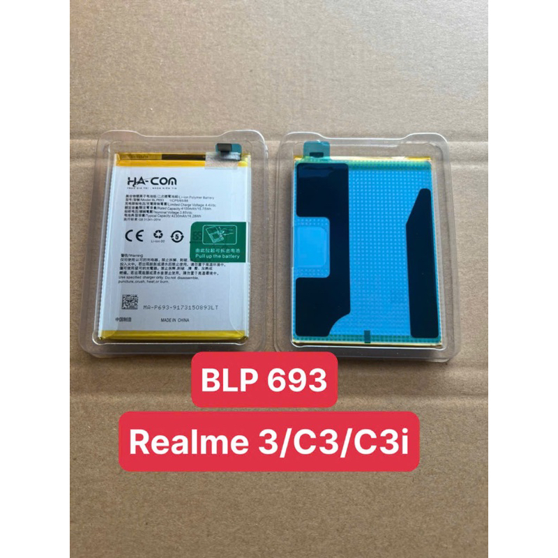 Pin Realme 3/C3/C3i ( BLP 693 ) chính hãng HACOM | Shopee Việt Nam