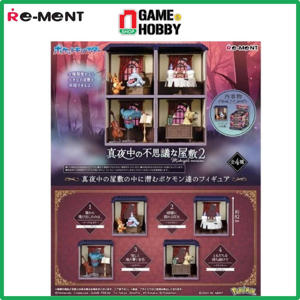 Hộp Mù Pokemon Midnight Mansion 2 Re-Ment Blind Box 20819 | Shopee Việt Nam