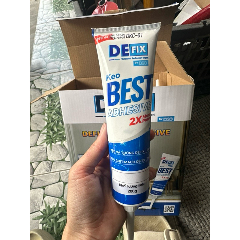 Keo chít mạch, chà roăng DKC DEFIX - Tuýp 200g | Shopee Việt Nam