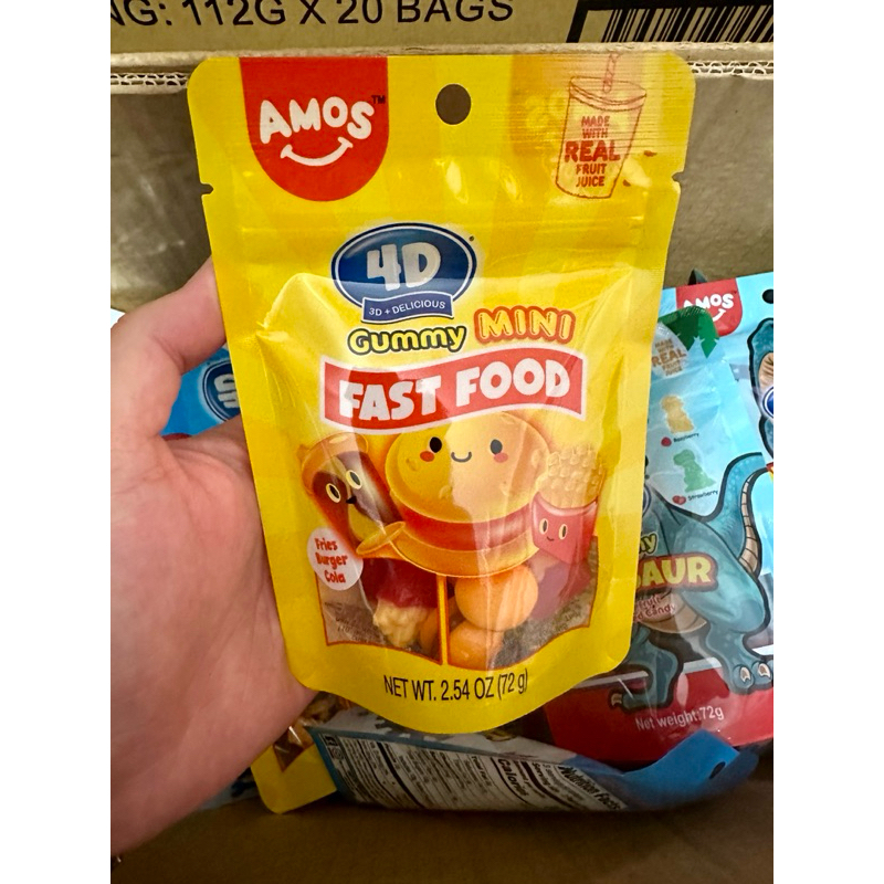 [ HÀNG CÔNG TY ] KẸO DẺO AMOS 4D 72gr, 40gr | Shopee Việt Nam