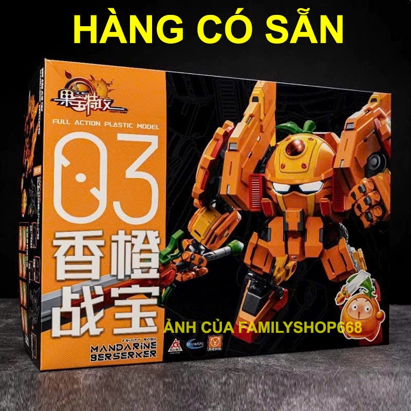 Mô Hình Lắp Ráp Quýt Kiếm Sĩ Robot Trái Cây gundam mecha Yi li Chuang ...