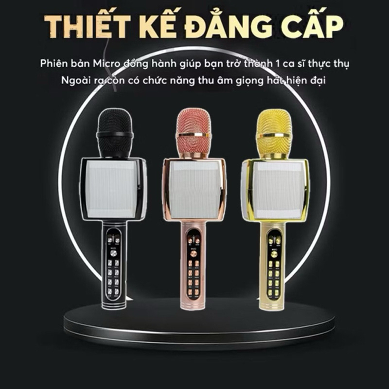 Mic Bluetooth YS-91, YS90 kiểu dáng đẹp, míc hát nhẹ, giá mềm | Shopee ...