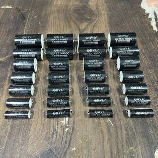 Tụ phân tần # tụ loa MXP 400v # tụ cản treble HVL 400v 1.5uf - 2.2uf - 3.3uf - 4.7uf -6.8uf-8 ...