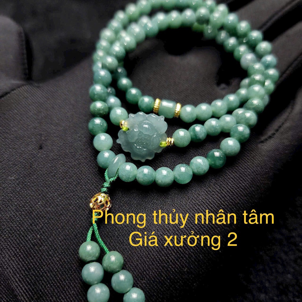 Vòng tay lam ng quấn mix hoa sen lam sdep | Shopee Việt Nam