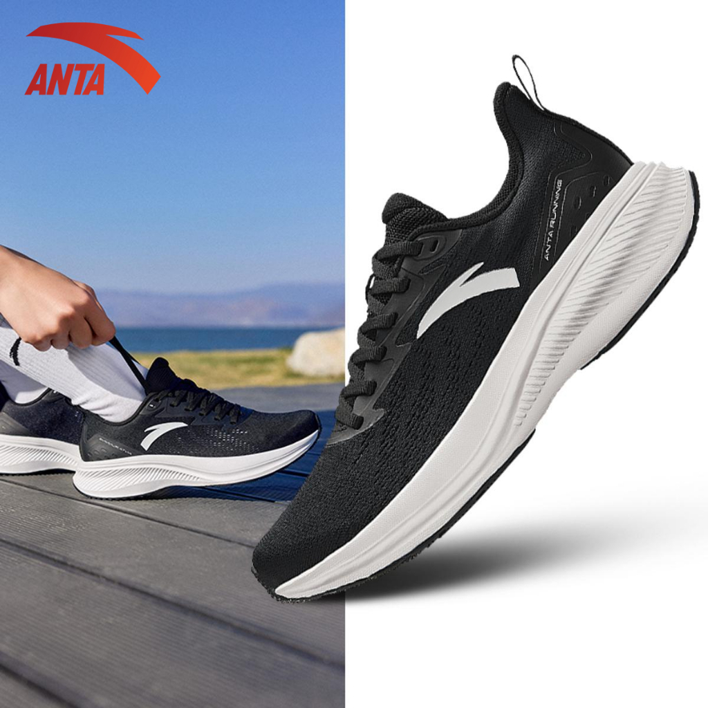 [5-7km] ANTA Giày nữ chạy bộ thể thao COMFORT RUN Anta Sports 1224B5534 thiết kế chống sốc linh ...