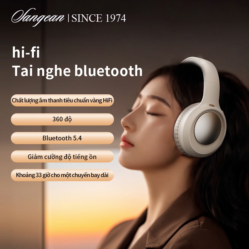 Tai Nghe Bluetooth 5.4 Sangean H01 Chống Nước, Chống Ồn Công Nghệ AI ENC | Shopee Việt Nam