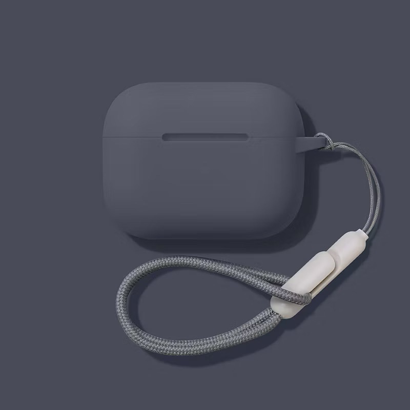 Case vỏ ốp bọc tai nghe Airpods 4, airpod Pro 1, 2 silicone kèm dây đeo ...
