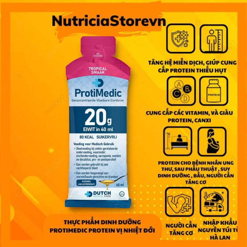 5 Gói Protimedic 40ml Đạm Whey Dành Cho Người Cần Bổ Sung Đạm, Người ...