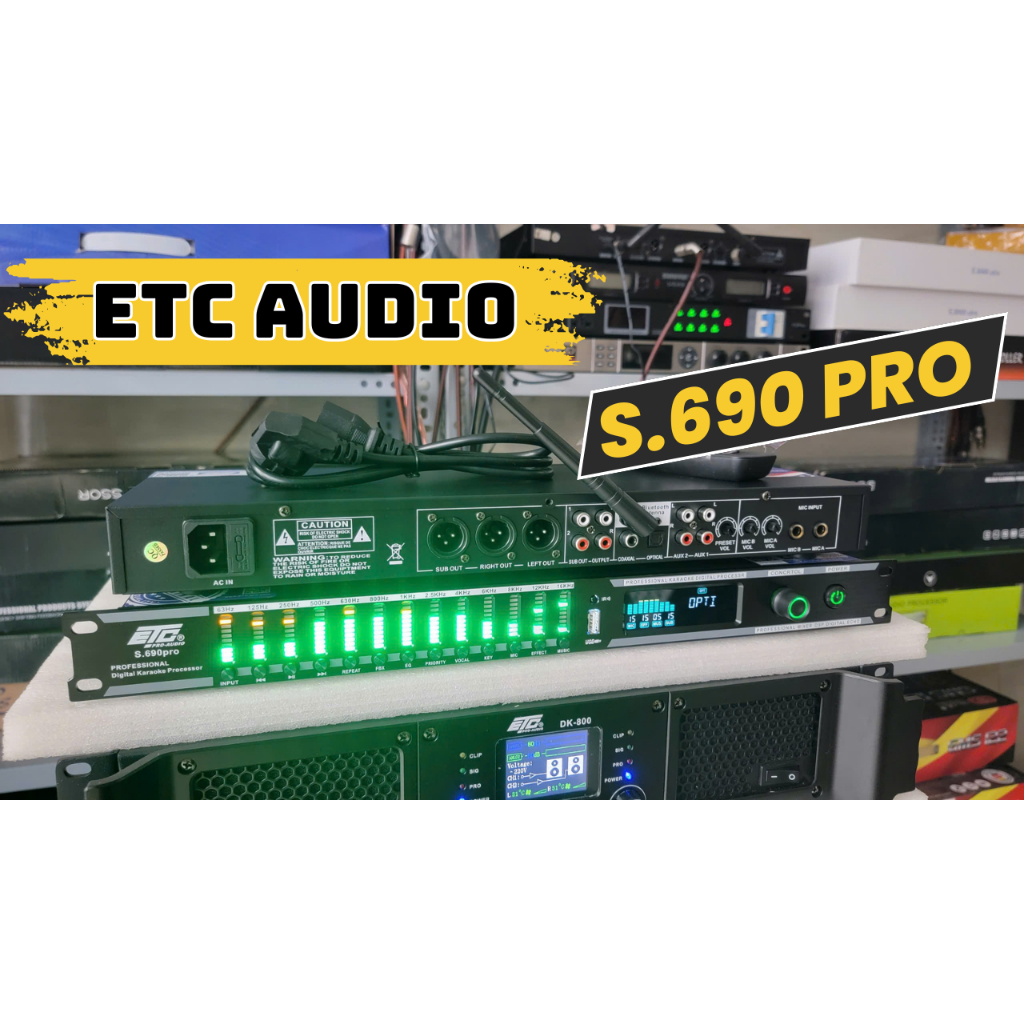 Vang ETC S690 Pro Chính Hãng | Vang Cơ Lai Số Tích Hợp Đèn Led Siêu Đẹp | Shopee Việt Nam