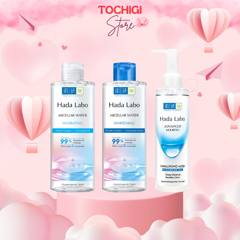 Tẩy Trang Sạch Sâu Hada Labo Micellar Water Whitening 240ml - 200ml (Dạng Dầu/Nước) | Shopee ...