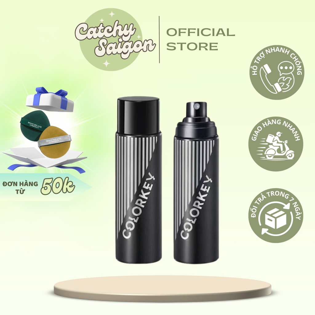 [COLORKEY] Xịt Khóa Makeup COLORKEY Vỏ Đen Kiềm Dầu, Airy Soft Matte ...